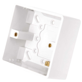 Cloud - 1 Gang Surface Mount Box (47MM Int. Depth) x 10